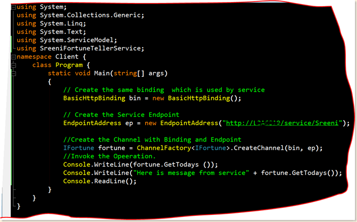 Bytes Matters Invoking Wcf Service Without Adding A Service Reference